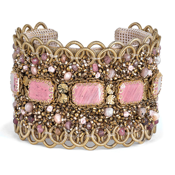 Luxurious Hand Embroidered Steele Cuff – Deepa Gurnani