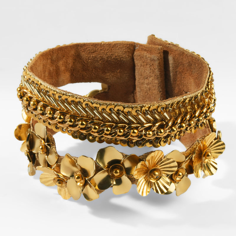 Hand Embroidered Milani Crystal Bracelet – Deepa Gurnani