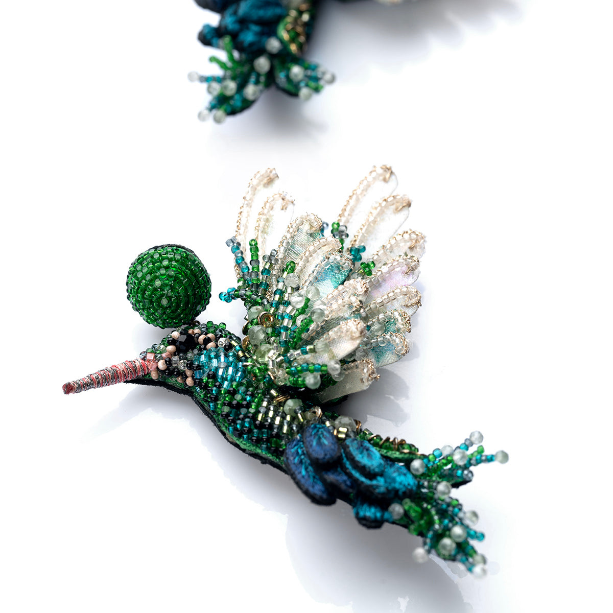 Shop Now Unique Handcrafted Hummingbird Earrings Online - Deepa Gurnani